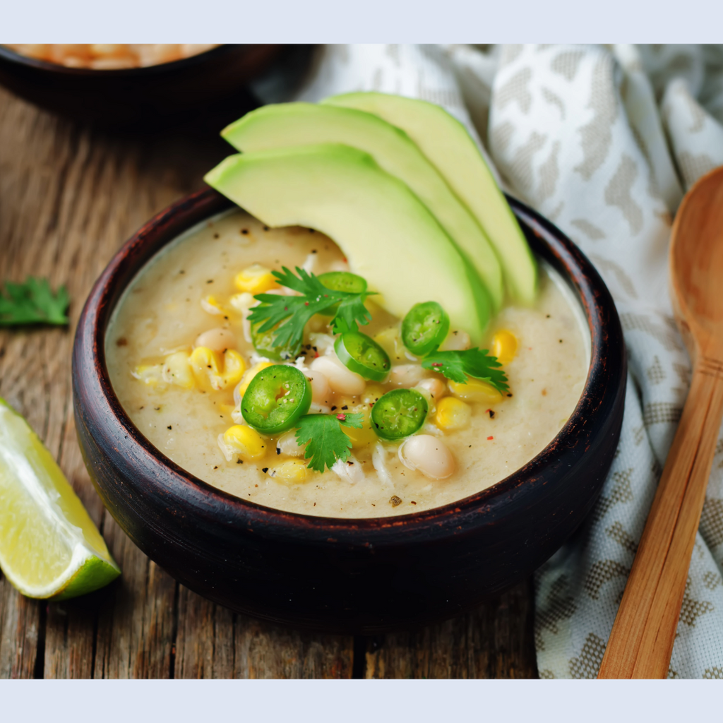 Uplevel'd Chicken-n-White Bean Chili – Zombie Spice Rub Company